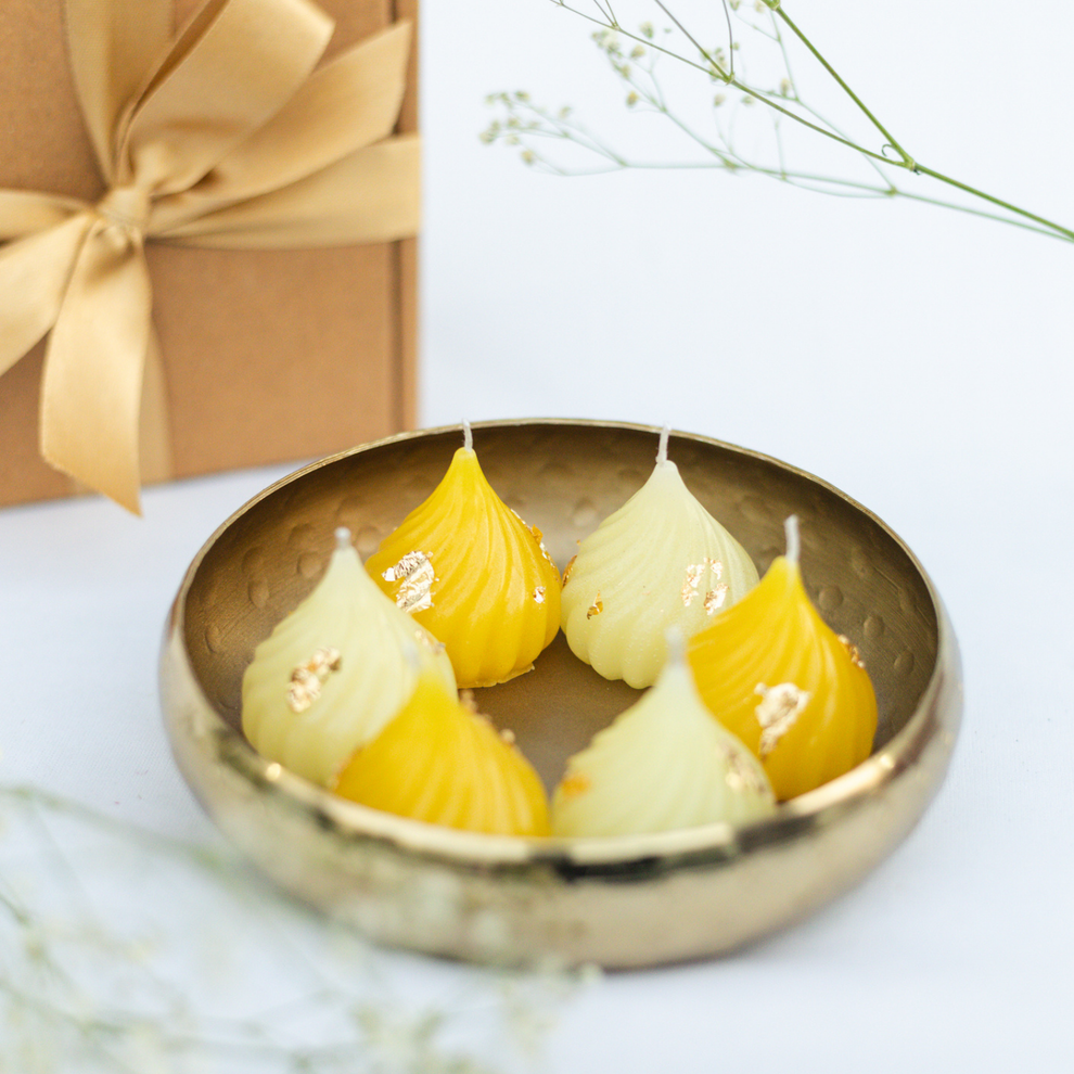 Set of 6 Modak Candles – Light Jewels